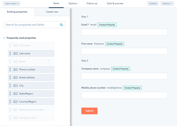 How to use the Form Wizard